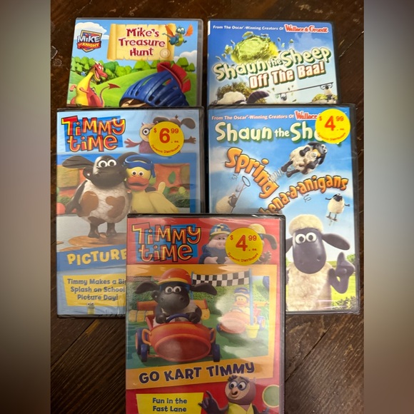 Family Entertainment | Media | Timmy Time Shaun The Sheep Dvd Bundle 5 ...